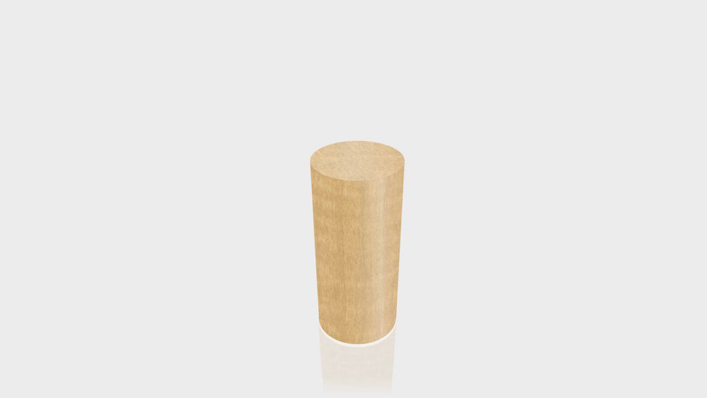 CYLINDRICAL - African Limba Base + African Limba Top – Abex Online